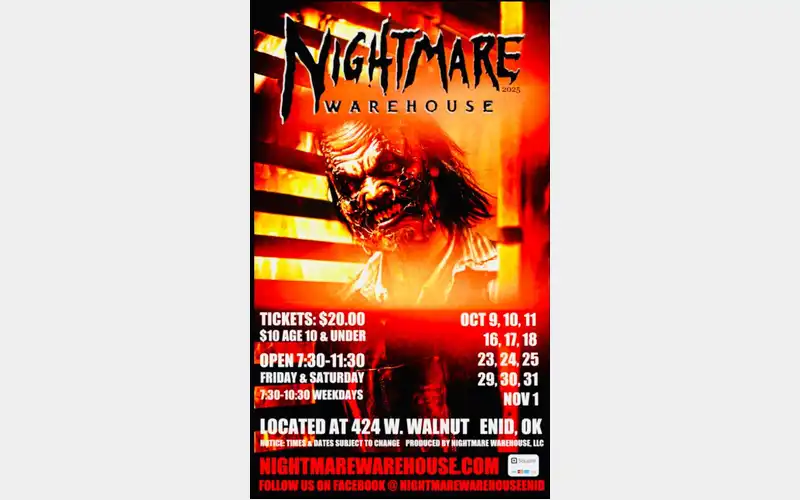 Nightmare Warehouse – EnidLIVE!
