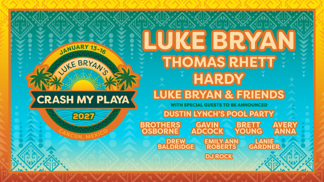 Thomas Rhett and HARDY will help Luke Bryan Crash My Playa in 2027 ...